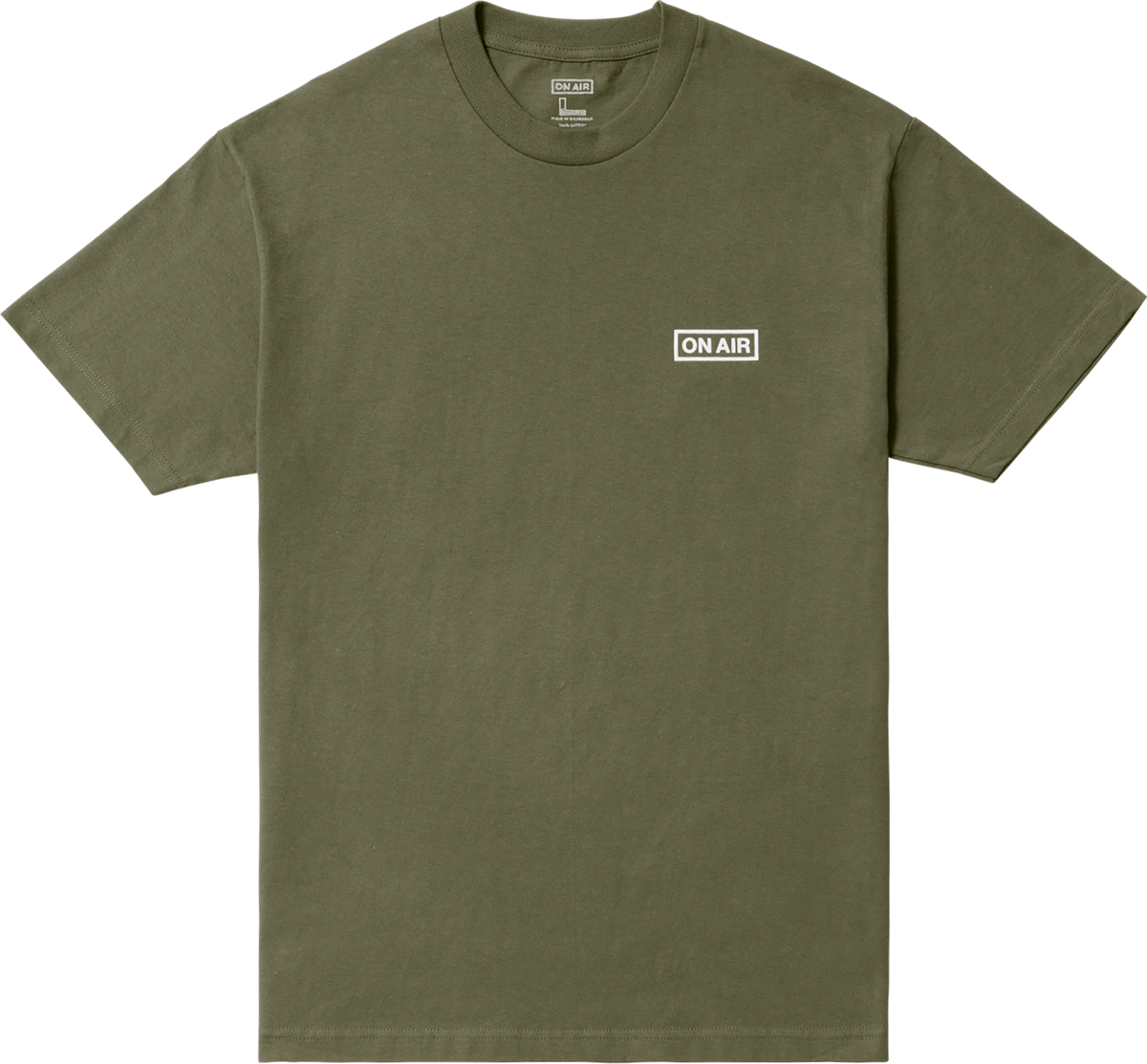 Basic Logo S/SL Tee (Military Green) – ON AIR
