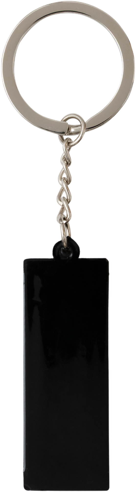 Basic Logo Rubber Keychain (Black) - ON AIR