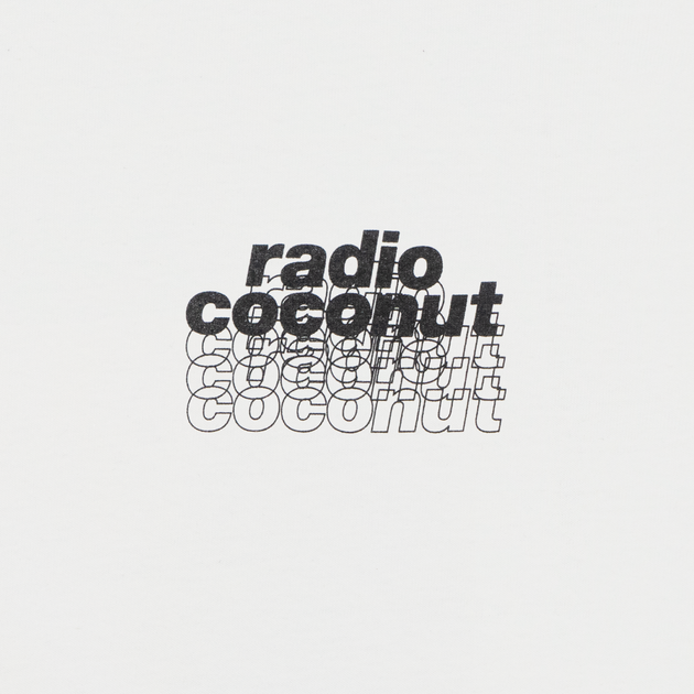 Radio Coconut #2 S/SL Tee (White) - ON AIR